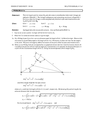 P0401 - chapter 4 tutorial DESIGN OF MACHINERY - DESIGN OF MACHINERY ...