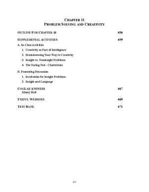 Exam 2015, questions and answers - pyc3703/ep/ag EXAMPACK Cognition: Memory, Thinking and ...