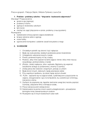 BLOK 2 dam rade - BLOK 2 II. Od problemu do rozwiązania – z ...