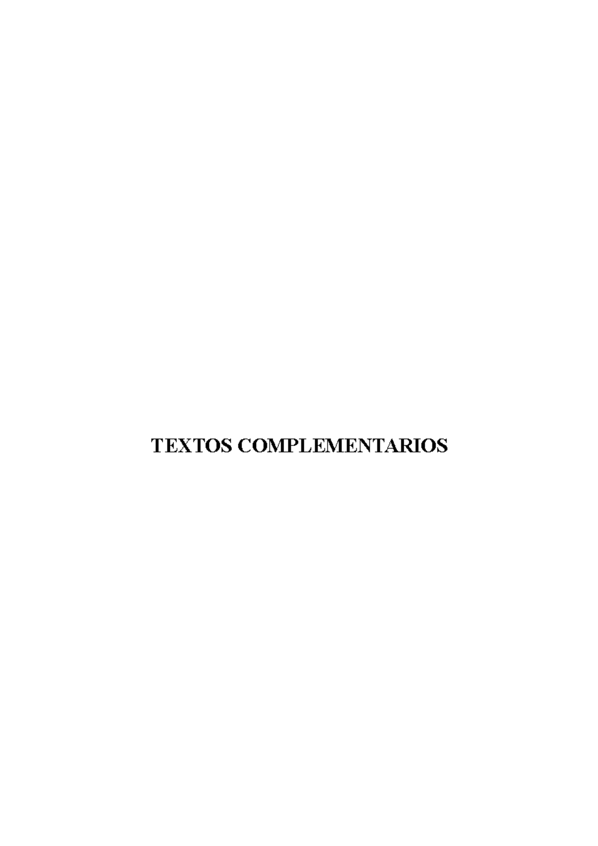 2. Textos complementarios - TEXTOS COMPLEMENTARIOS ÍNDICE TEXTOS FUENTE Adquisición del lenguaje ...