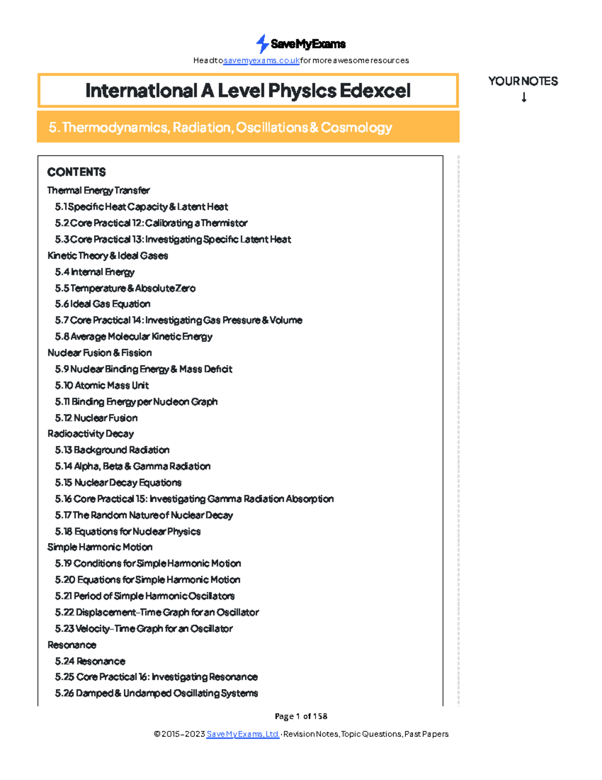 Unit 5 phy - Page 1 of 158 International A Level Physics Edexcel 5 ...