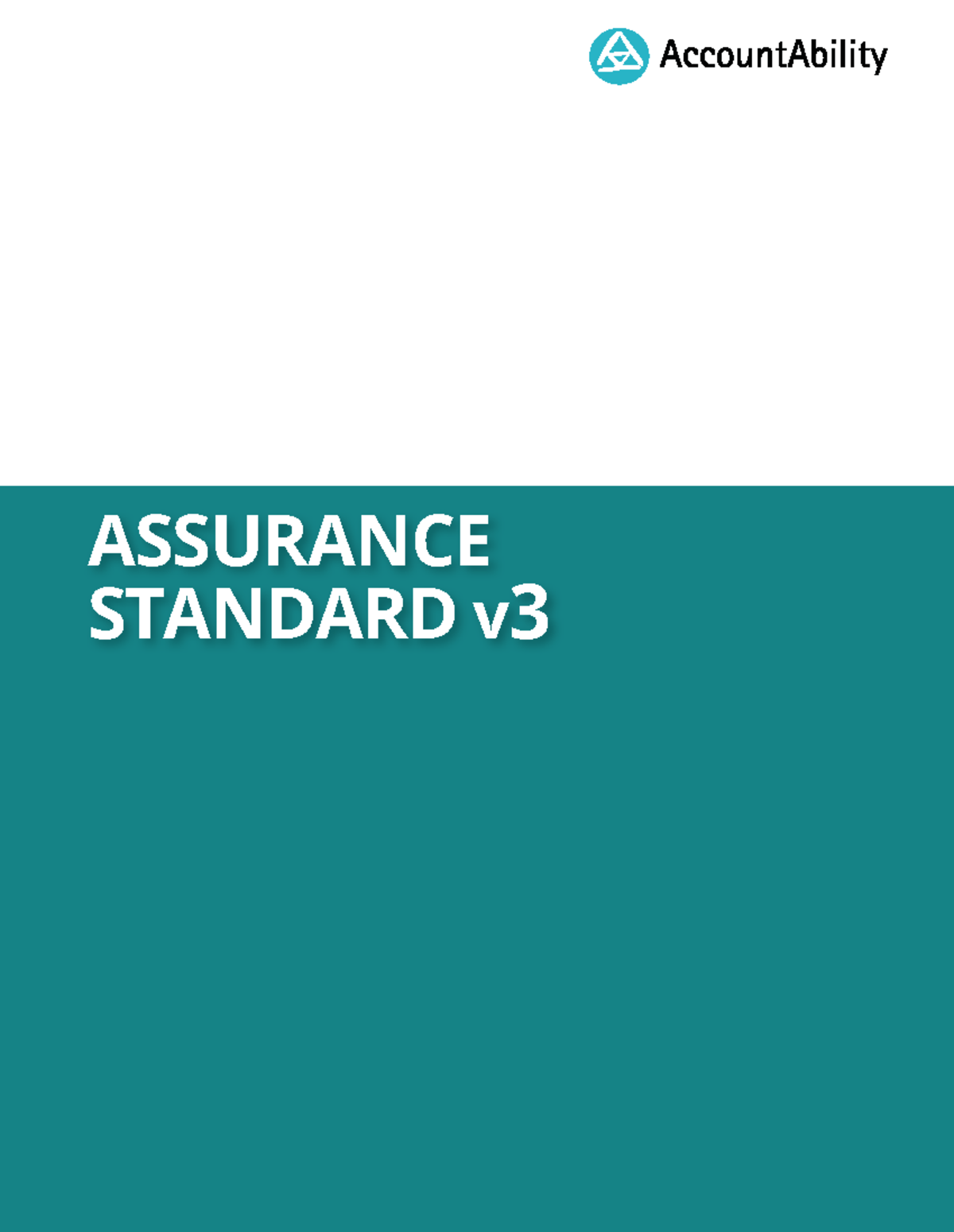 Aa1000as v3 final - ASSURANCE STANDARD v 3 AA LETTER TO STAKEHOLDERS We ...