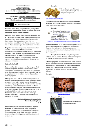 Consumer Chemistry - Chemistry in Everyday Life (Quarter 2) - Module 1 ...