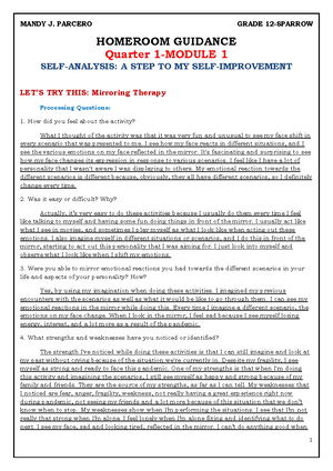 PRACTICAL RESEARCH 1 EXAMPLE FOR STUDENTS - CHAPTER 1 THE PROBLEM AND ...