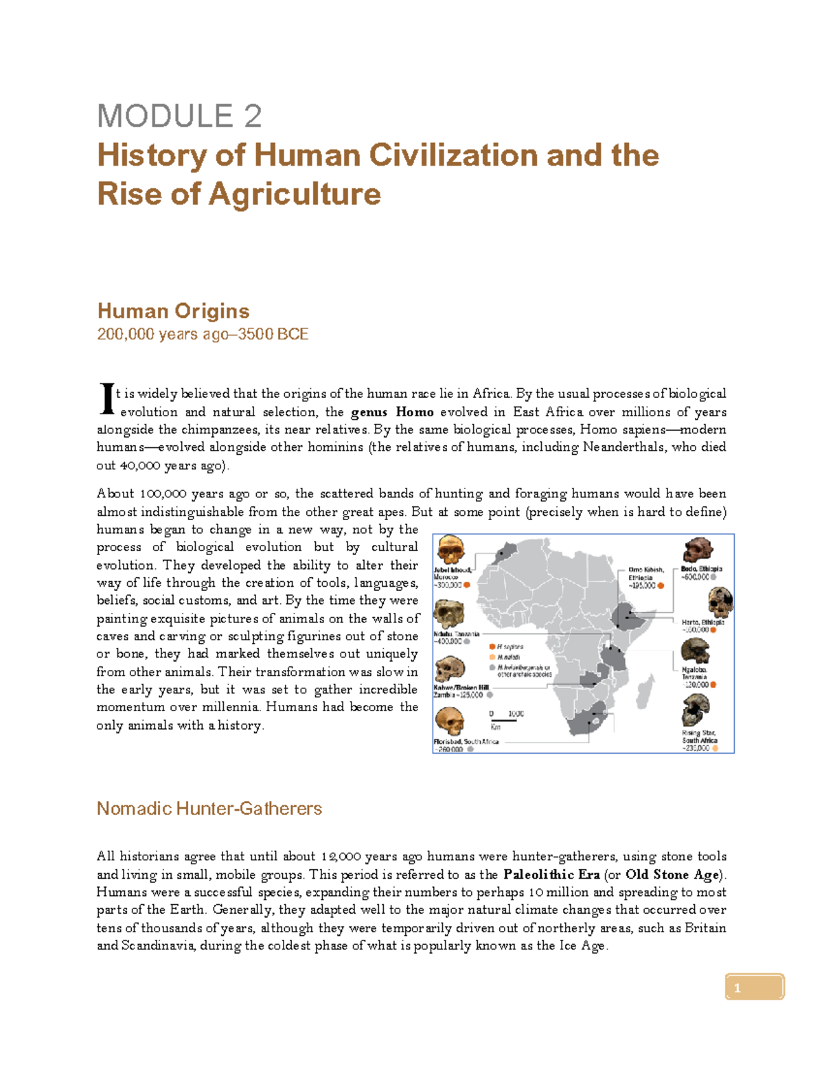 Module 2-STS - sts - MODULE 2 History of Human Civilization and the ...