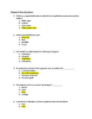MED TERM quiz 2 - Quiz with answers on Chapter 2 - Chapter 2 Quiz ...