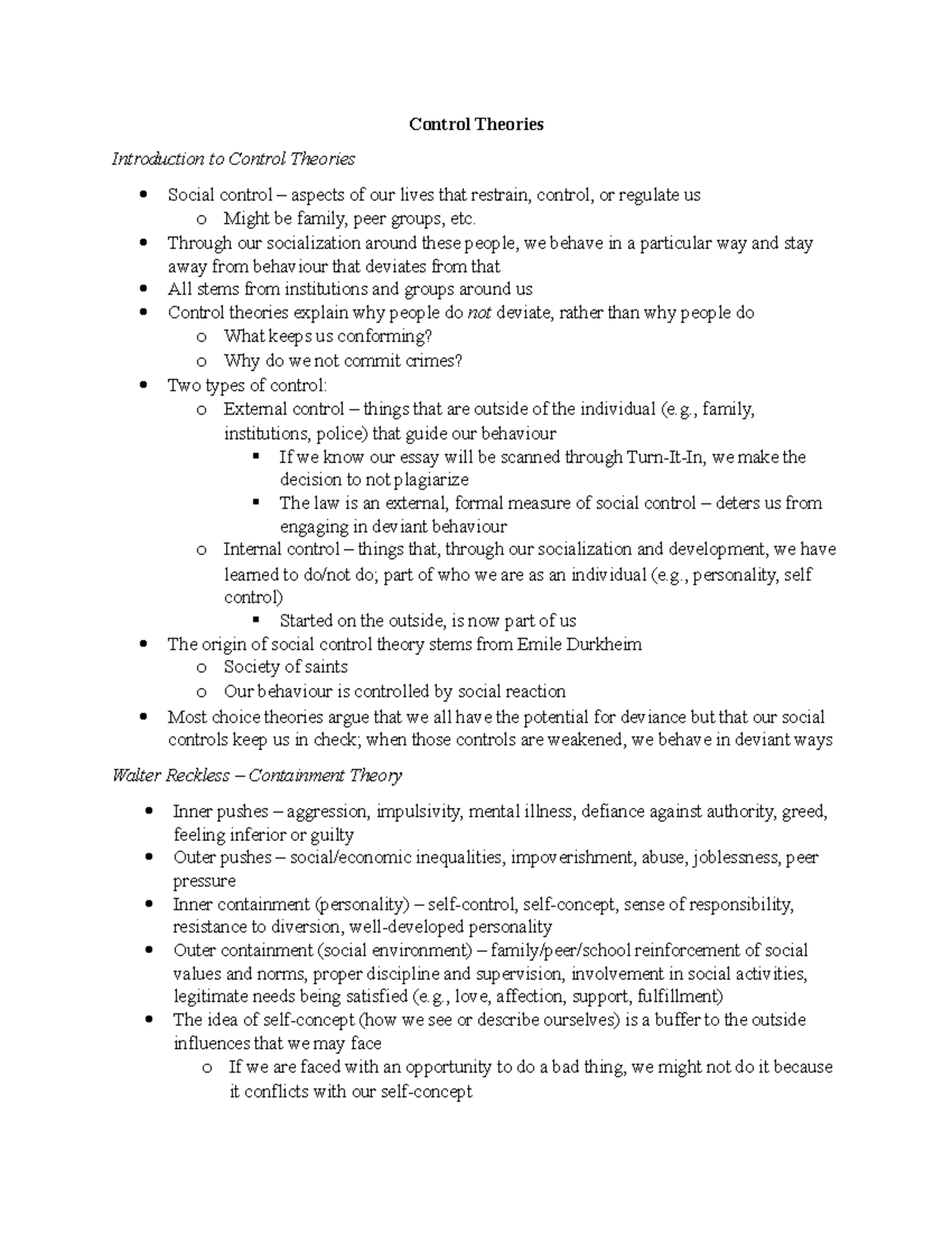 Lecture 9 - Control Theories - Control Theories Introduction to Control ...