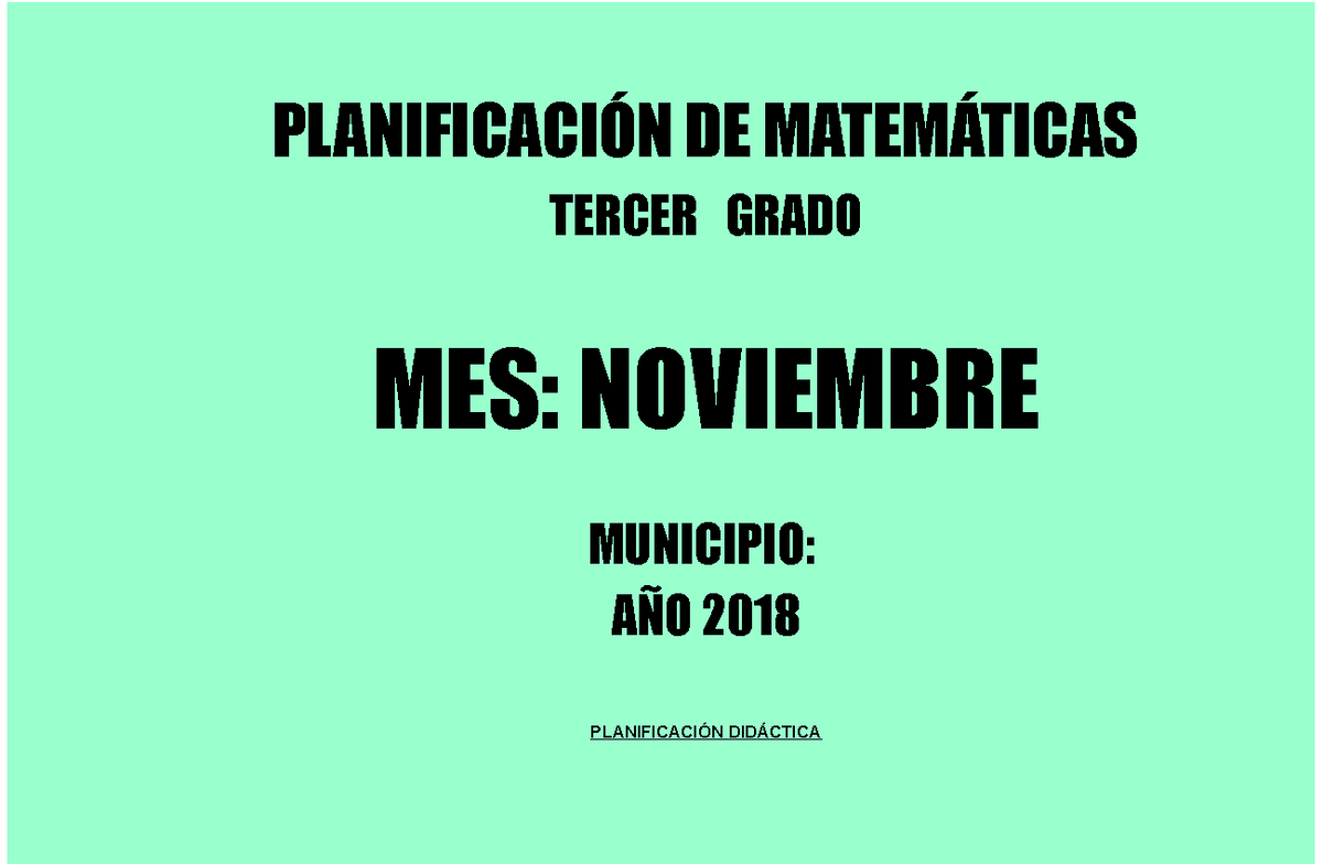 10 - estadistica - PLANIFICACIÓN DE MATEMÁTICAS TERCER GRADO MES ...
