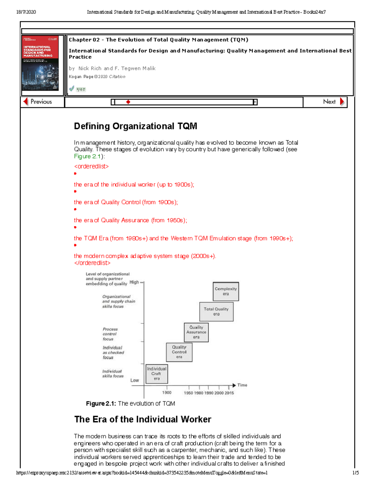 4 Defining Organizational TQM - Chapter 02 - The Evolution of Total ...