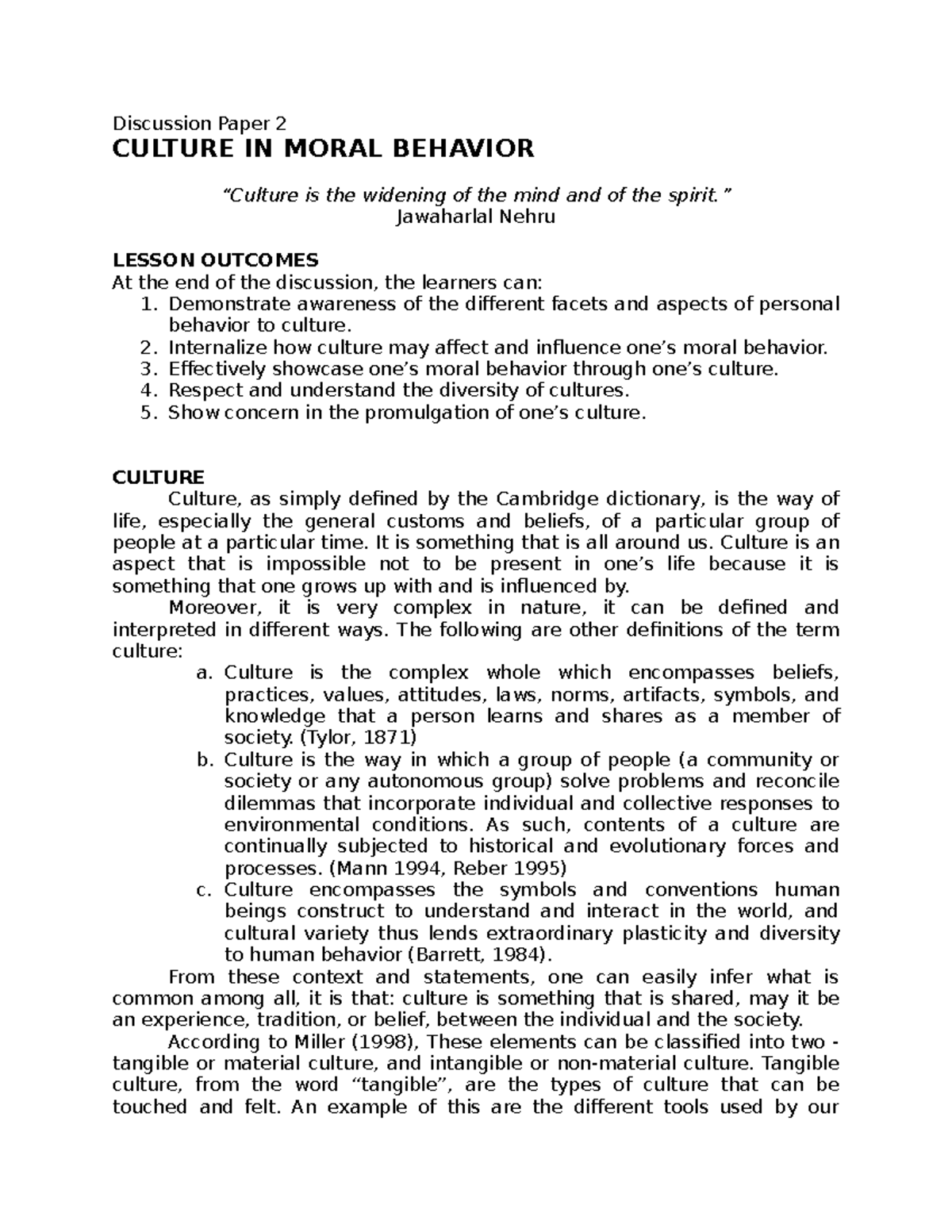 Discussion Paper 2 - THE OWER SIEHJADS FJKJLAJSDF JE JJEH AS JEJ AHJSH ...