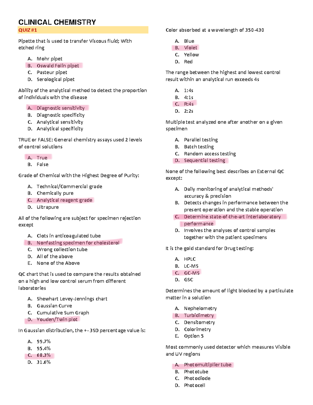 CC QUIZ 1 5 - This review material will help you expand and enhance ...