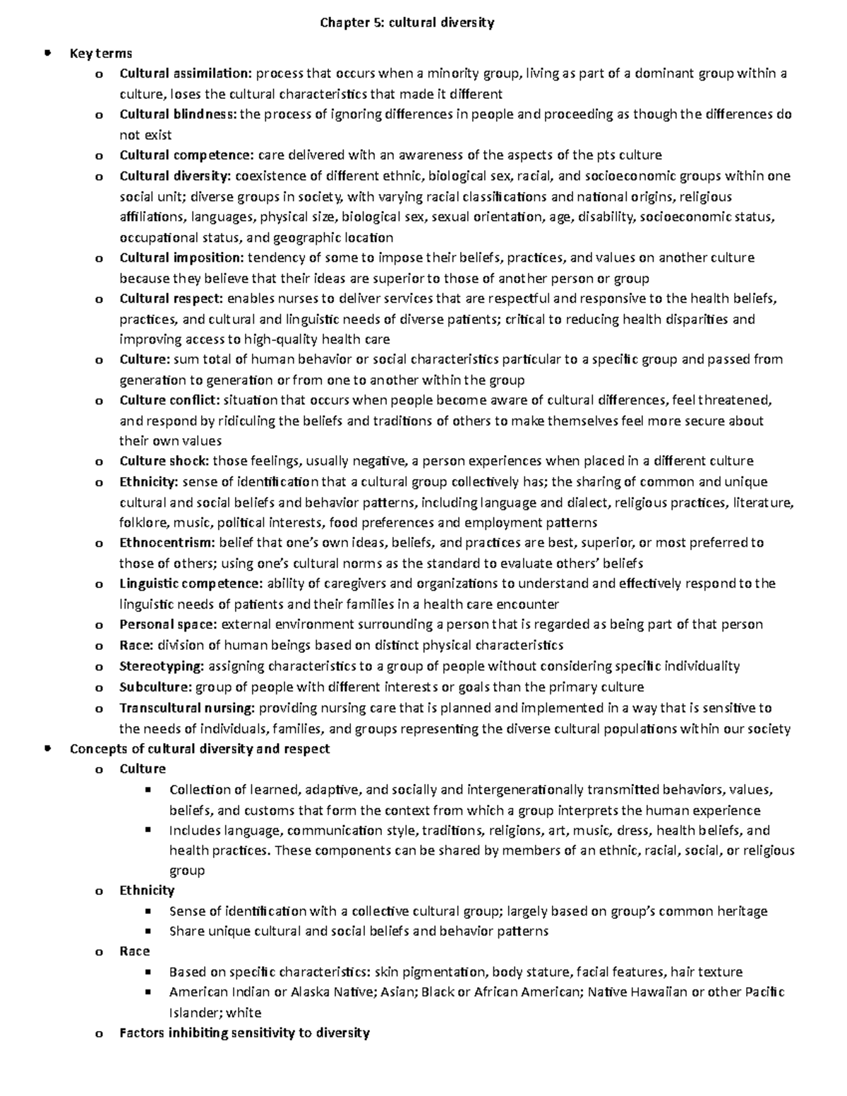 Chapter 5, 6, 7, 46 - Taylor: Fundamentals of Nursing - Chapter 5 ...