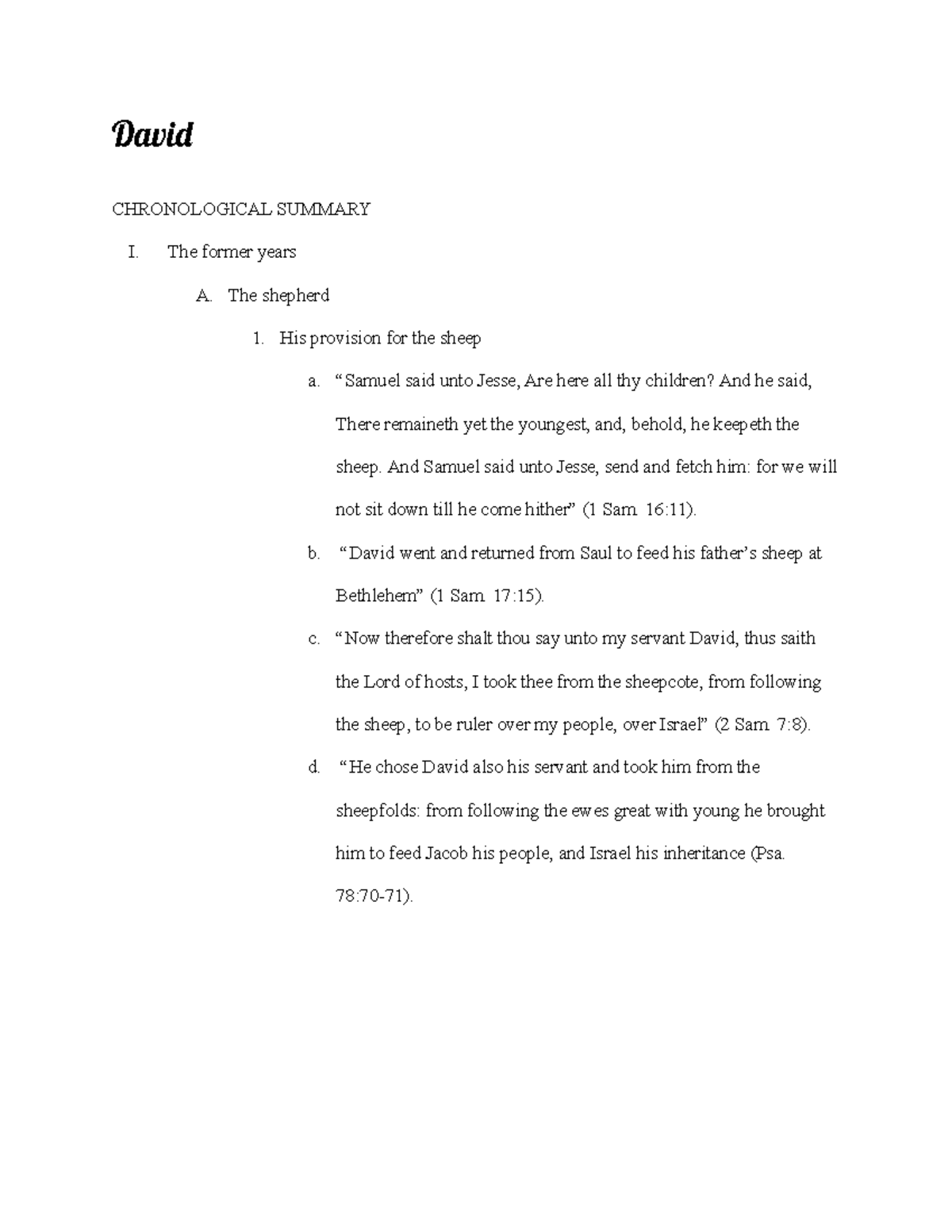 David-Biblical-Biographical-Outline-NBST 515 - David CHRONOLOGICAL ...