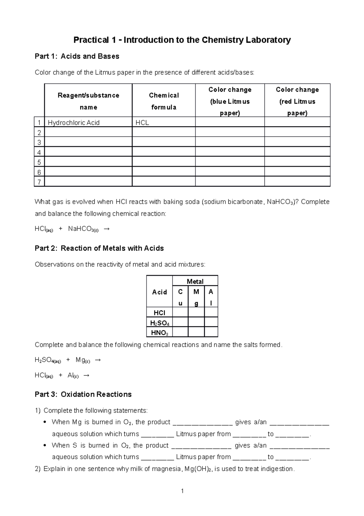 Practical 1 - jldjgfljhdglkhzdgl - Practical 1 Introduction to the ...
