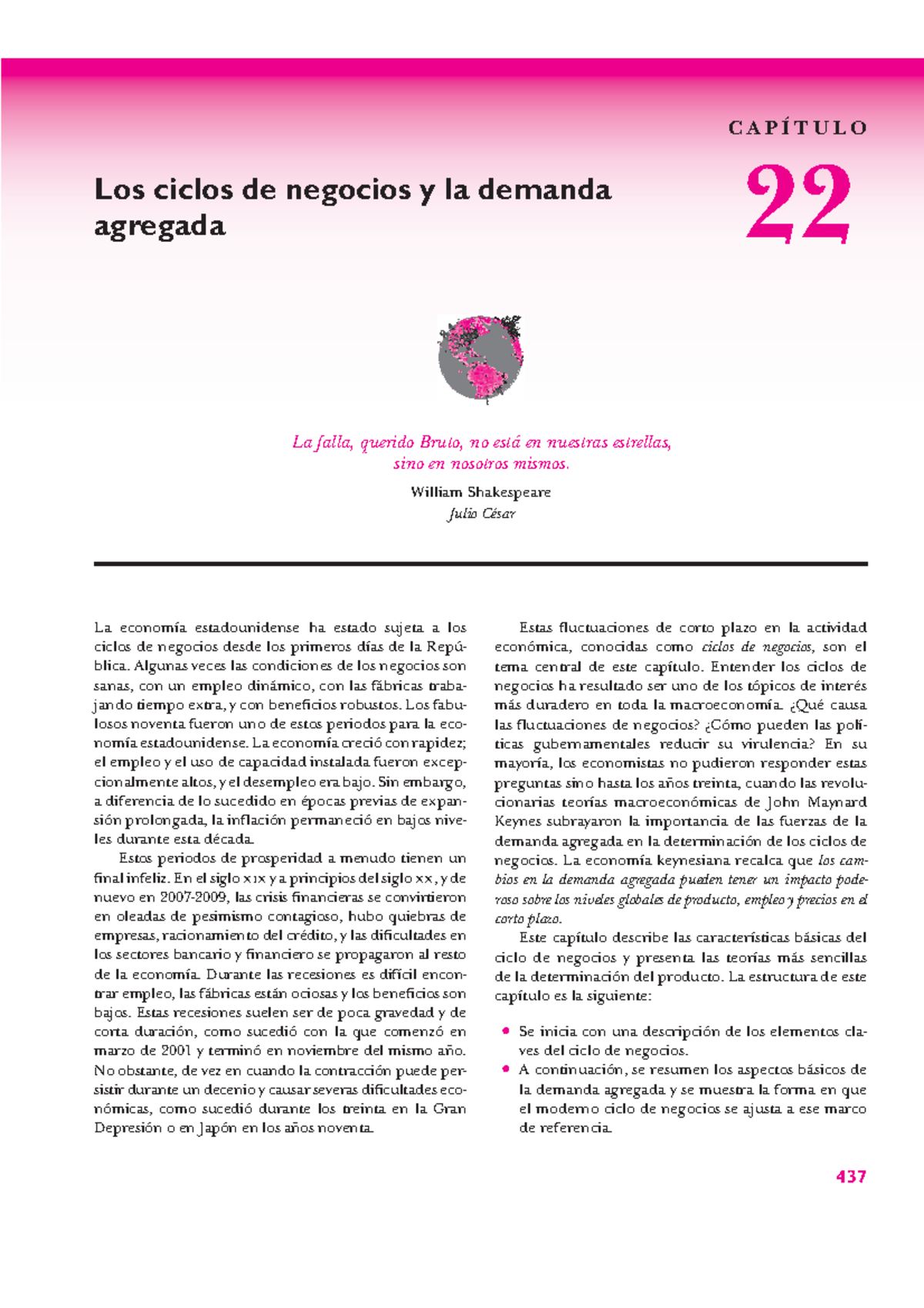 Unidad 4 - Samuelson CAP 22 - nociones de economia - UNMDP - Studocu