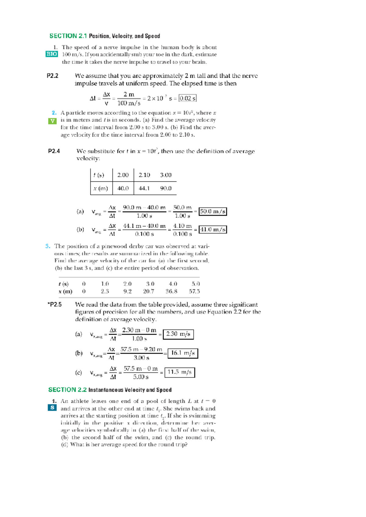 Motion in 1 dimension - Vat ly 1 - SECTION 2 Position, Velocity, and ...
