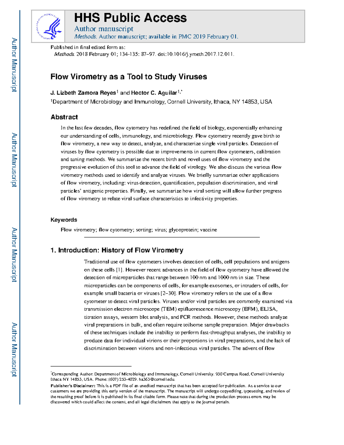 Flow virometry as a tool to study viruses - Flow Virometry as a Tool to ...