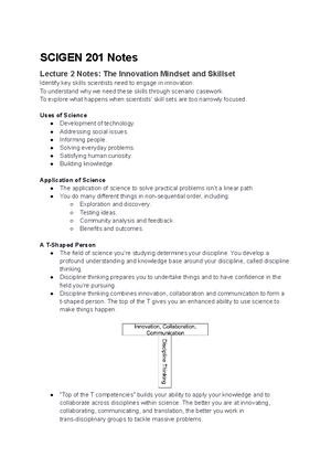 Lecture 1 filled - Innovating for a Knowledge Society - Studocu