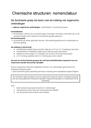 Werkcollege 3 structuurisomeren, chiraliteit en stereo-isomerie ...