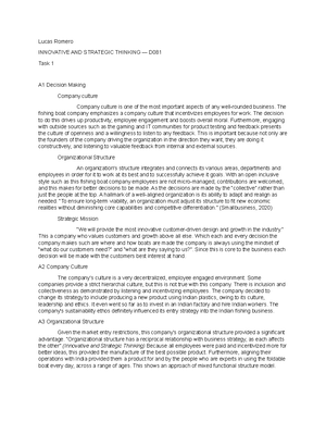 AVM1 TASK 3 - This is task 3 for this class. Passed - BUS 4400 - WGU ...