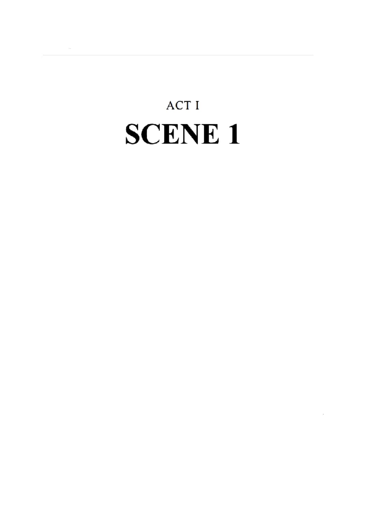 Macbeth (ACT 1 Scene 1) - Hshhs - ACT I SCENE 1 a) b) c) ####### d ...