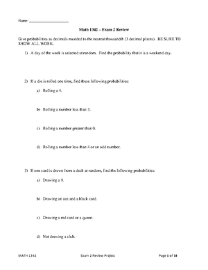 08 6Lab Ch 7 Normal Distn - 2024 - MATH 1342 Name ...