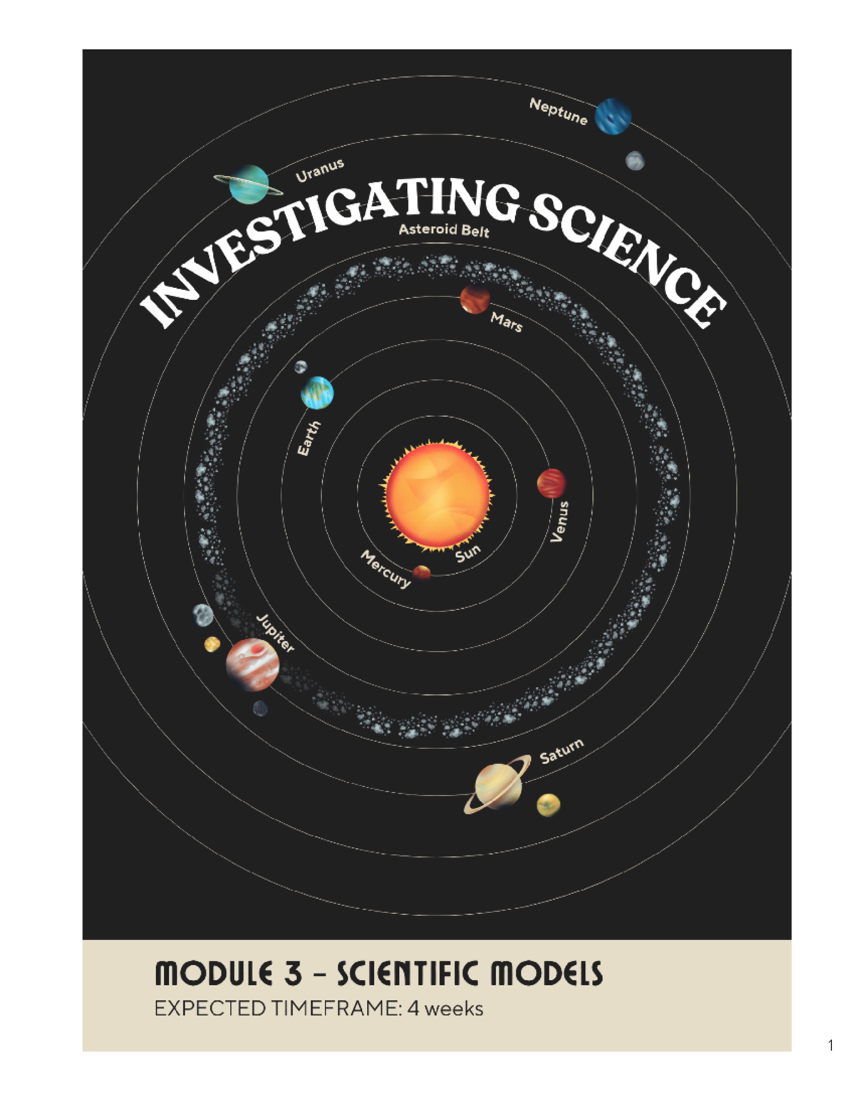 Investigating Science M3 workbook - Scientific models are developed as ...