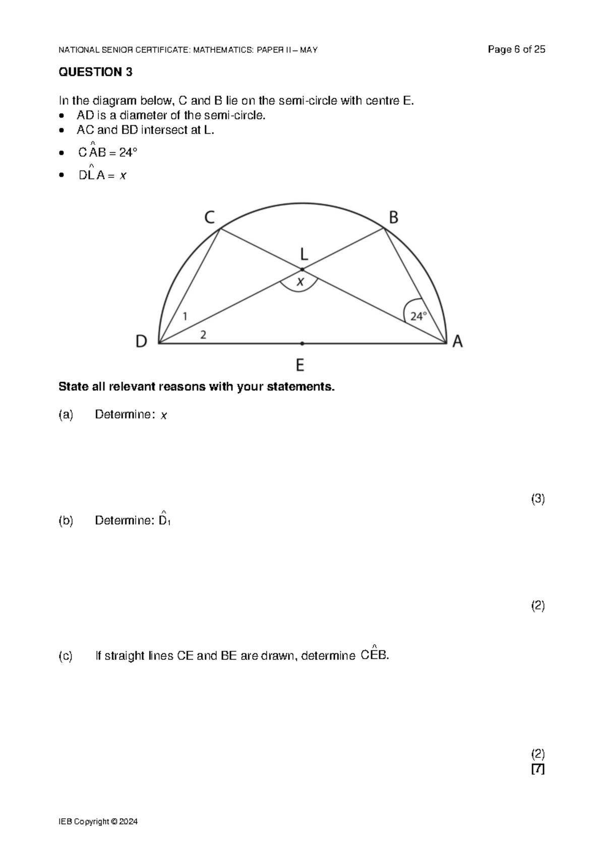 Euclidean geometry - past papers - NATIONAL SENIOR CERTIFICATE ...