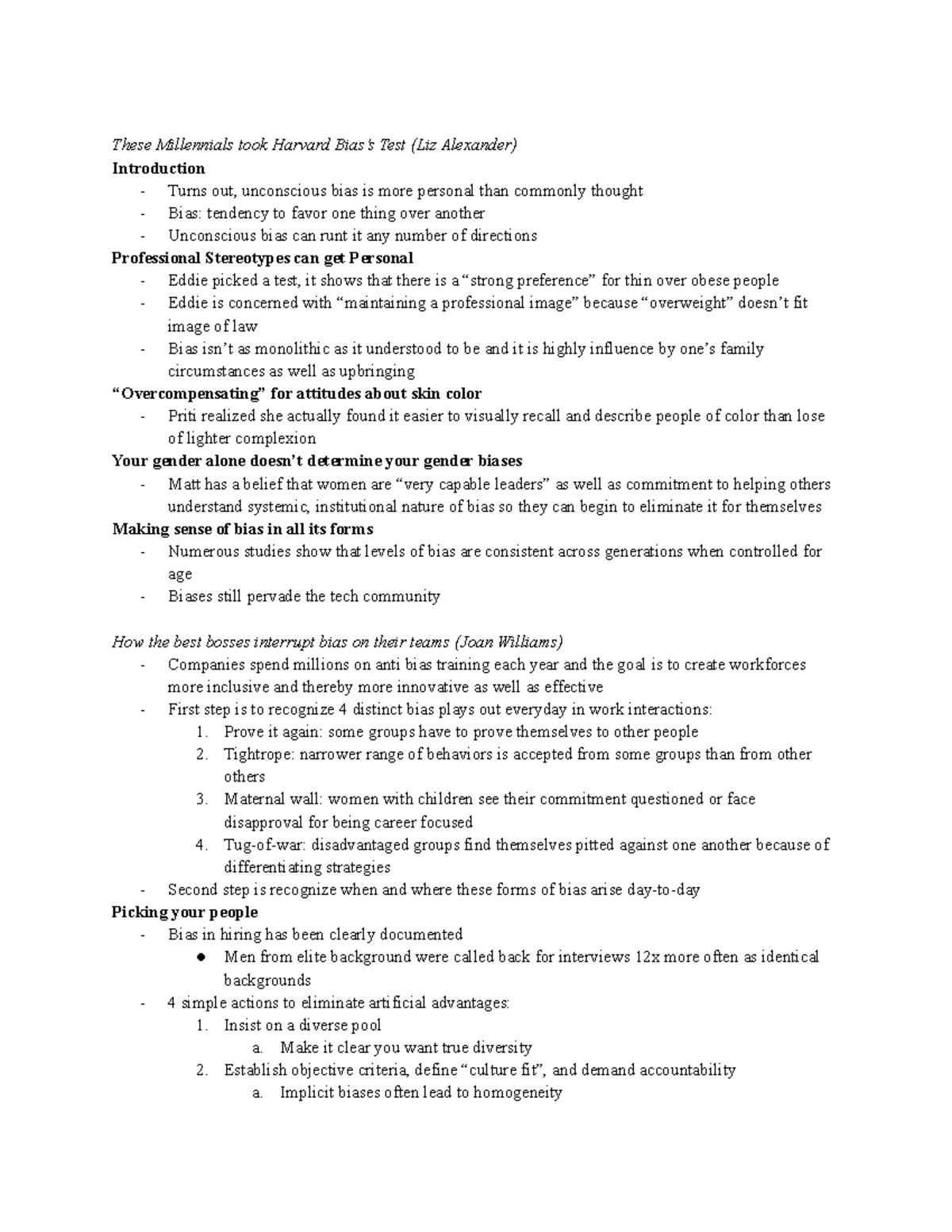 These Millennials took Harvard Bias’s Test - Prove it again: some ...