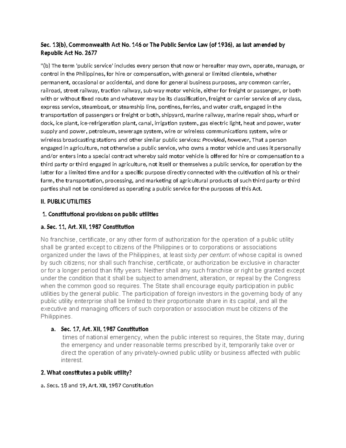 Sec - asdfghjkl,mnbvcx - Sec. 13(b), Commonwealth Act No. 146 or The ...