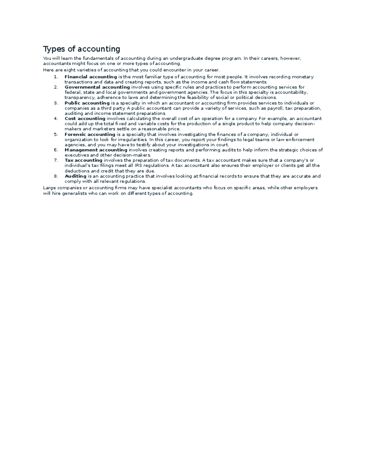 Document- Acounting - Fundamentals of accounting during an ...