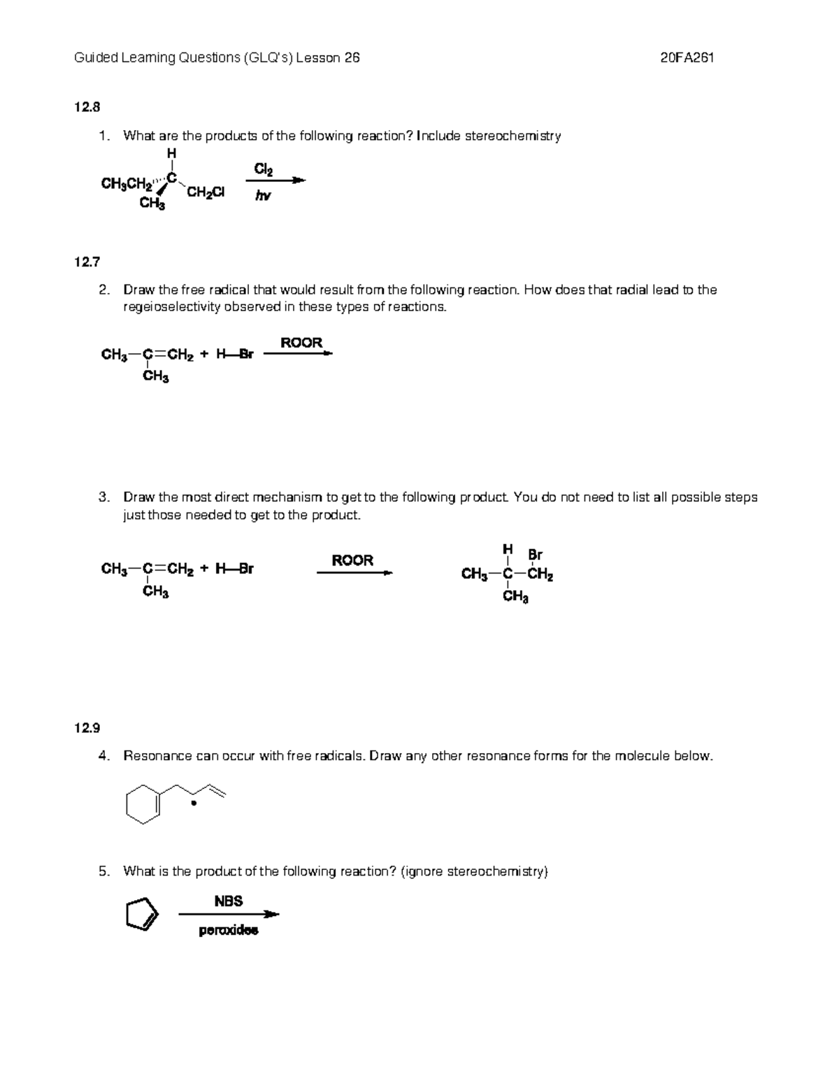 Guided Learning Questions Lesson 27 - Guided Learning Questions (GLQ’s ...