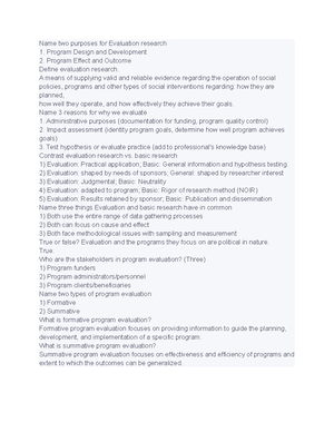 Assignment 3 Spring 2023 - Assignment 3 CJC 301 Evaluation Research ...