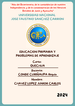 Los Alimentos en Quechua - LOS ALIMENTOS CASTELLANO QUECHUA CASTELLANO ...