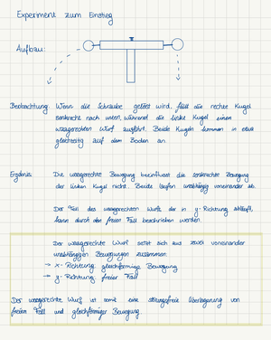 Physik 11 Lernzettel - Physik - Studocu