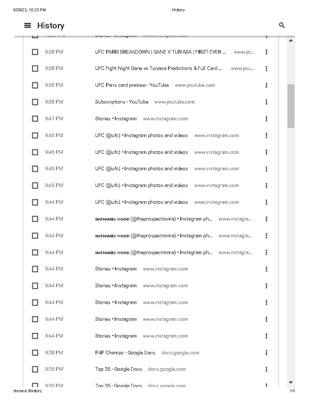 History - dsadasdasdas - 8/29/22, 10:25 PM History chrome://history 1 ...