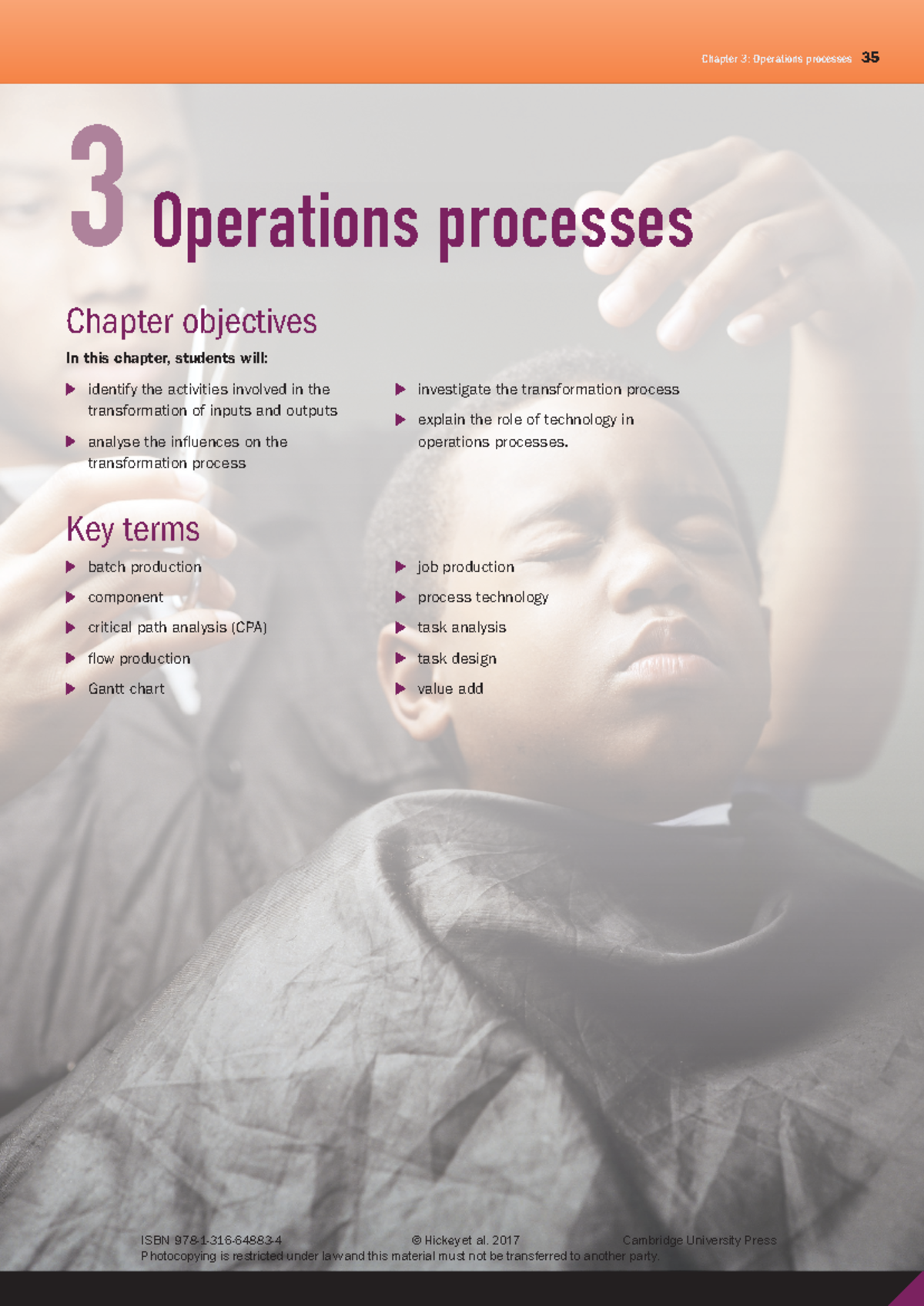 Chapter 3 - Chapter 3: Operations processes 35 Operations processes ...