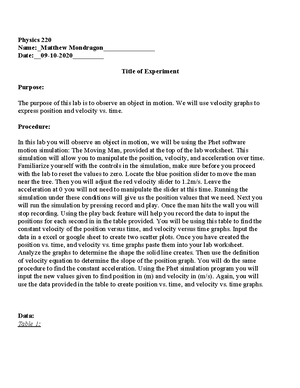 Vectors Addition by Graphical and Analytical Methods Using Phet Simulation - - Studocu