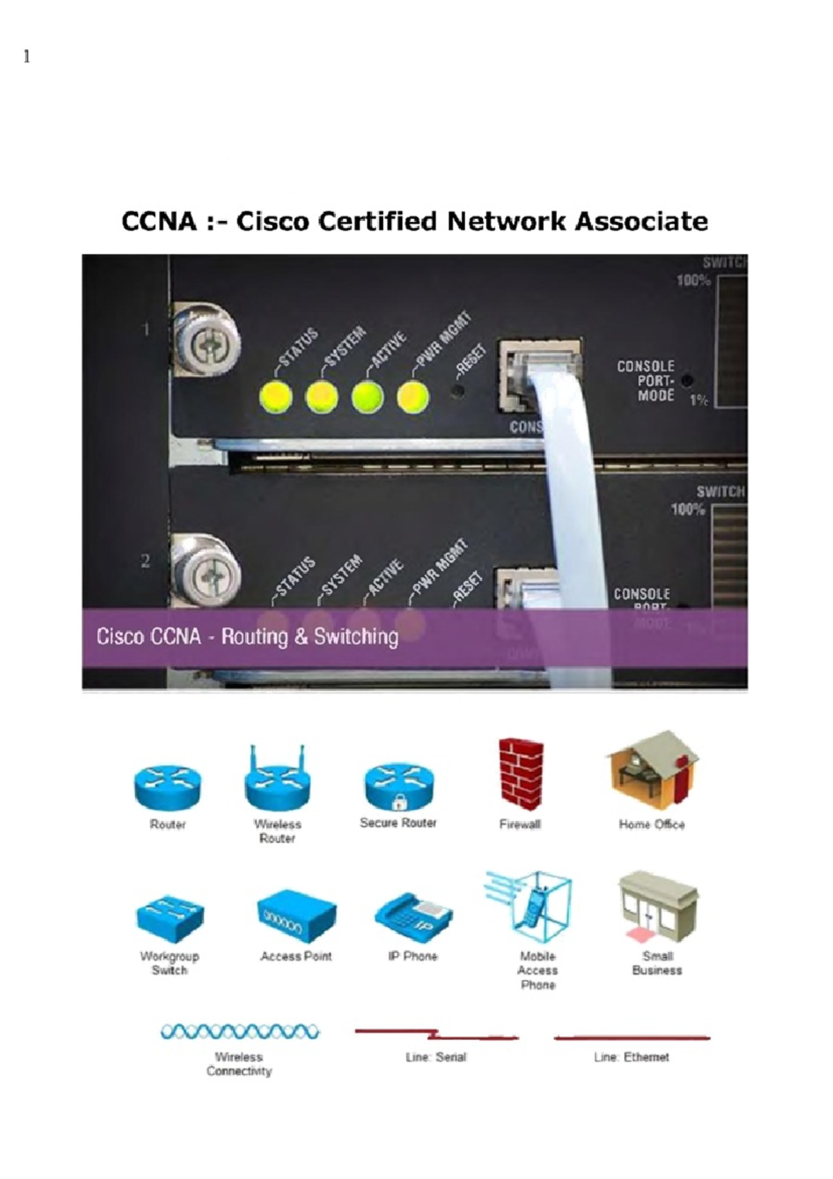 CCNA Book PDS - Computer Networks Lab - Studocu