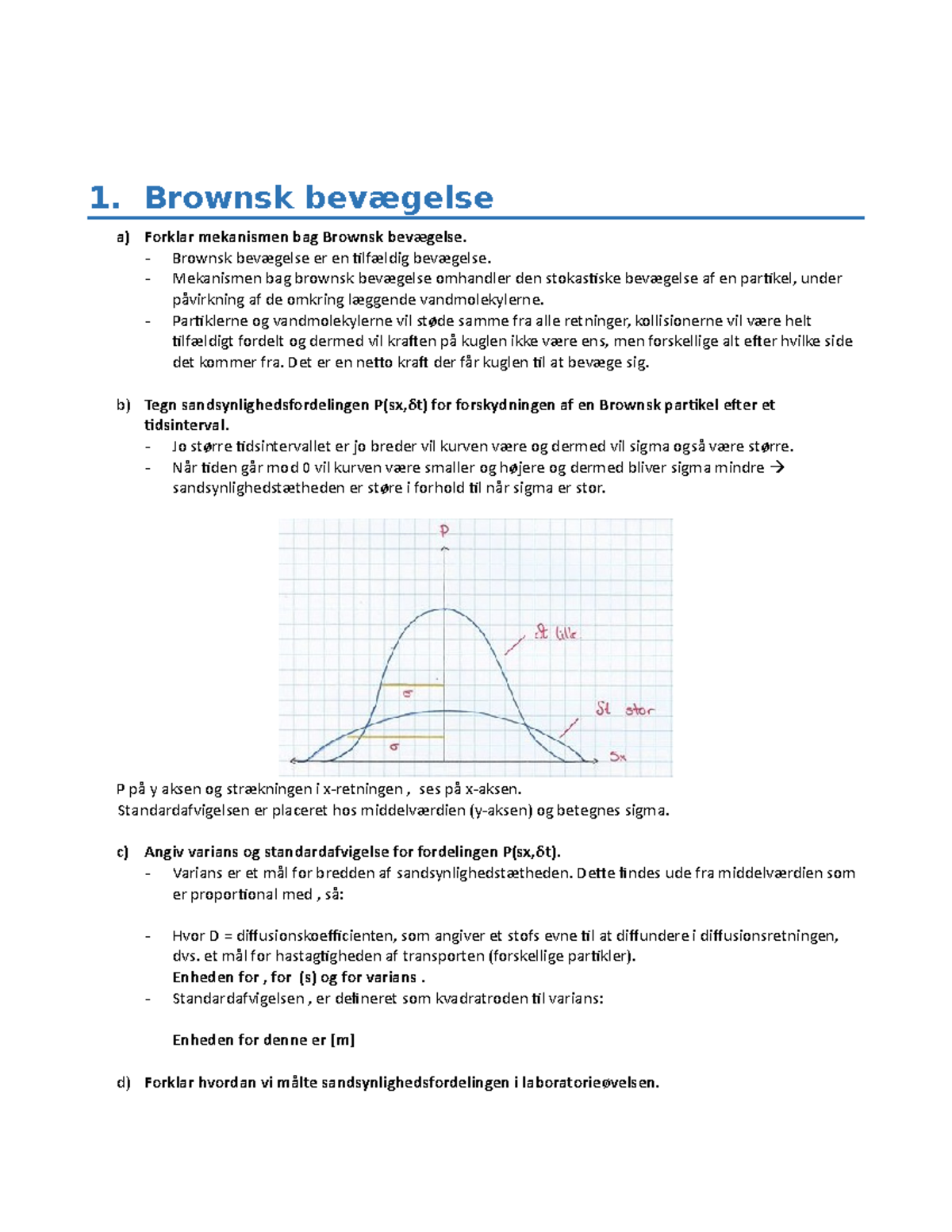 Sprøgsmål til -fysik Der er formler, regler, definitioner, som giver ...