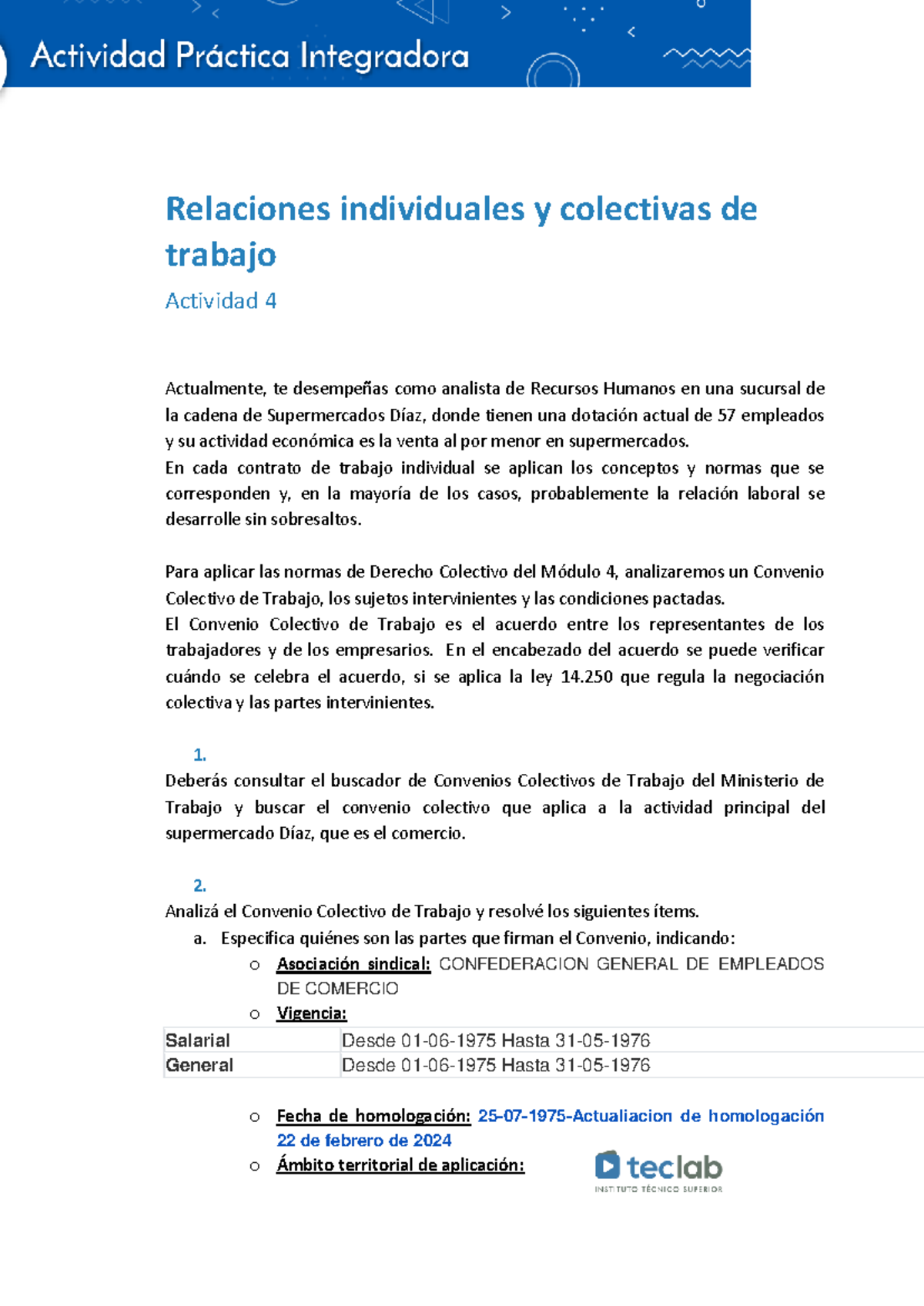 API 4 Relaciones Laborales - Relaciones individuales y colectivas de ...