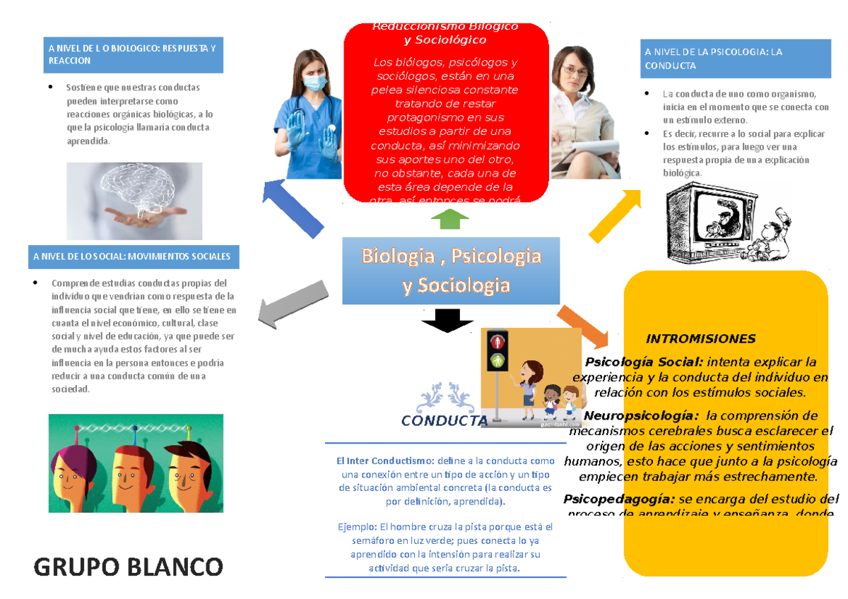 Mapa mental semana 3 - A NIVEL DE LA PSICOLOGIA: LA CONDUCTA La ...