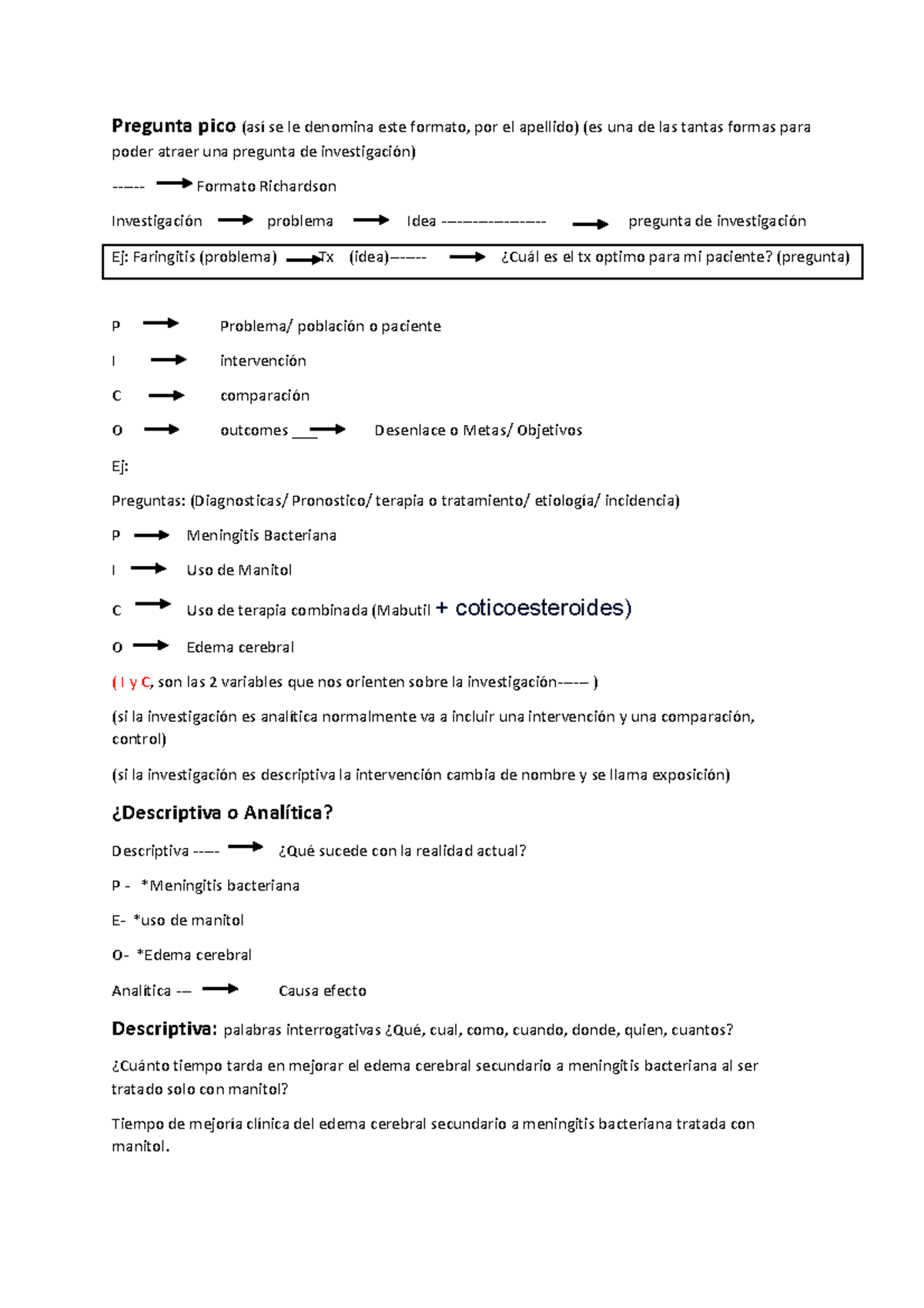 Pregunta pico - ... - Pregunta pico (así se le denomina este formato ...