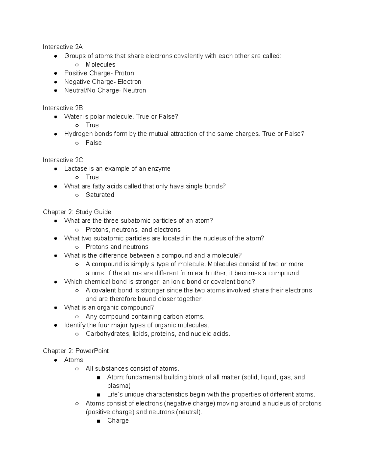 Educational Activities Notes- Week 2 - Interactive 2A Groups of atoms ...