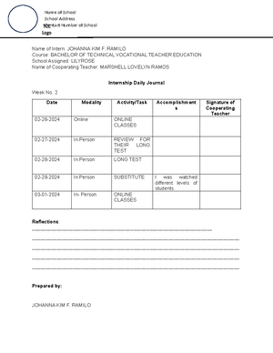 Tarpapel - Story - Bachelor of Secondary Education Major in English ...