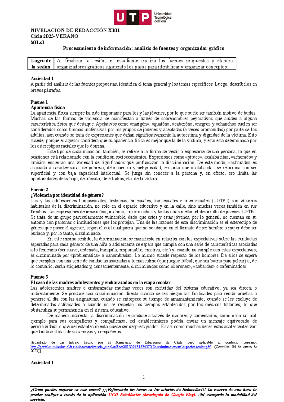 S01.s1-Análisis de fuentes y organizador gráfico (material de ...