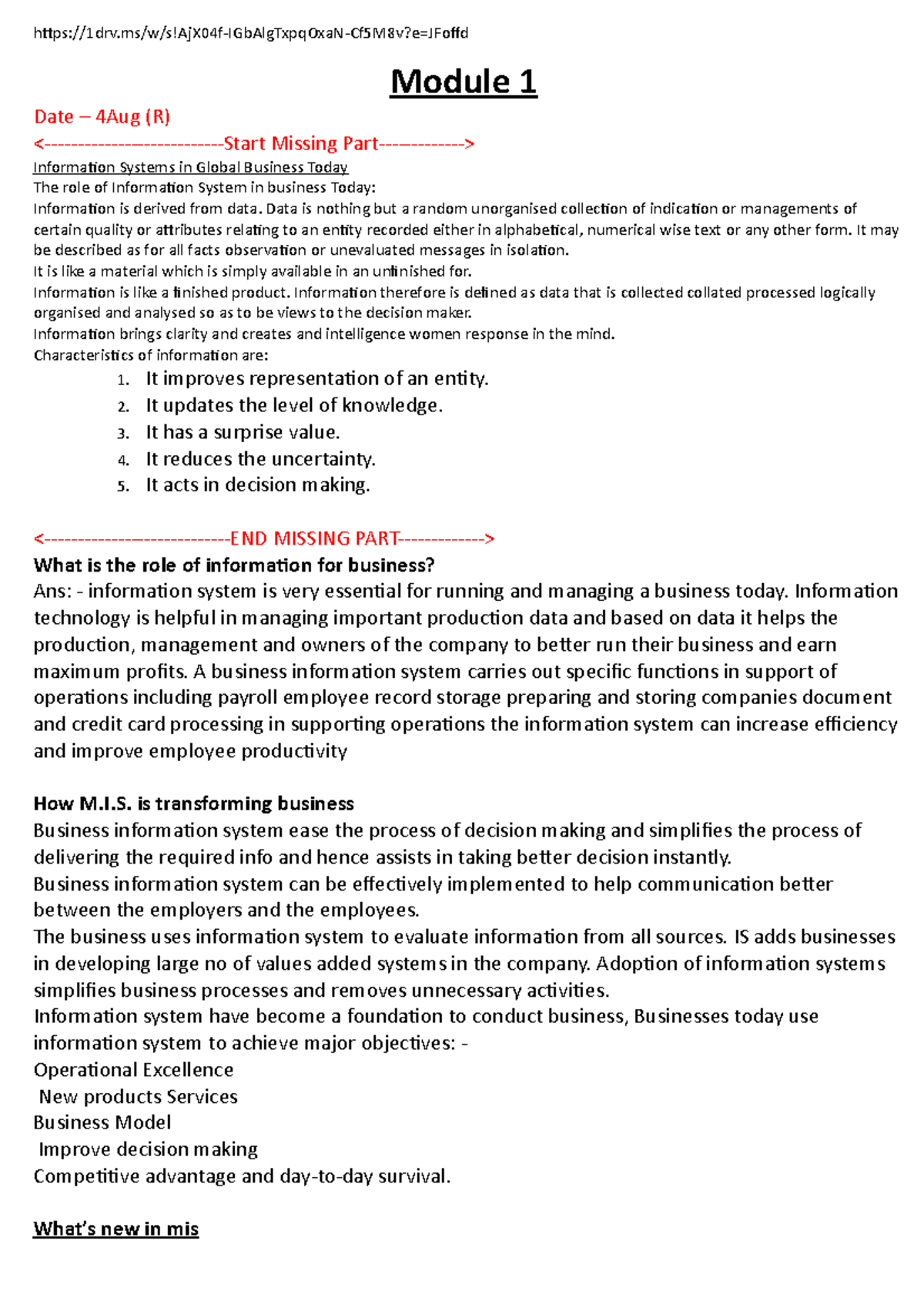 mis for bca semester work - 1drv/w/s!AjX04f-IGbAlgTxpqOxaN-Cf5M8v?e ...