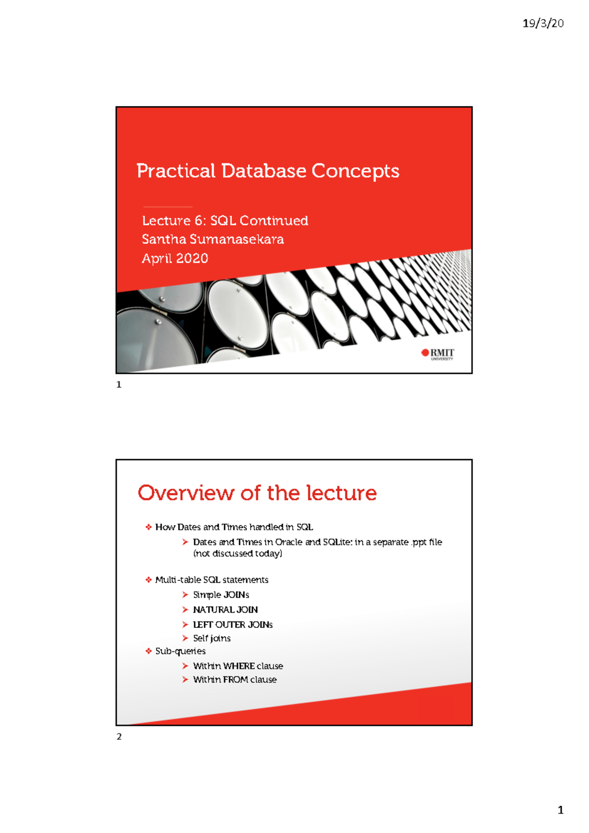 2020 Lecture 6 Sql Continued Warning Tt Undefined Function 32