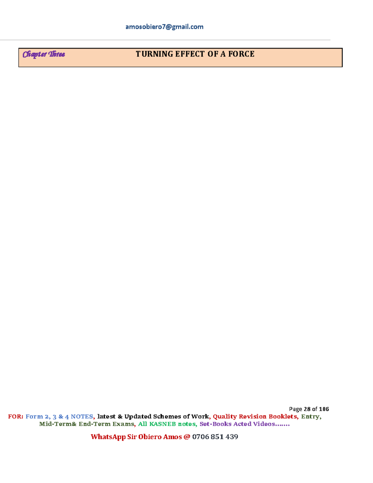 TWO- Physics- Handbook - Page 28 of 106 FOR: Form 2, 3 & 4 NOTES ...