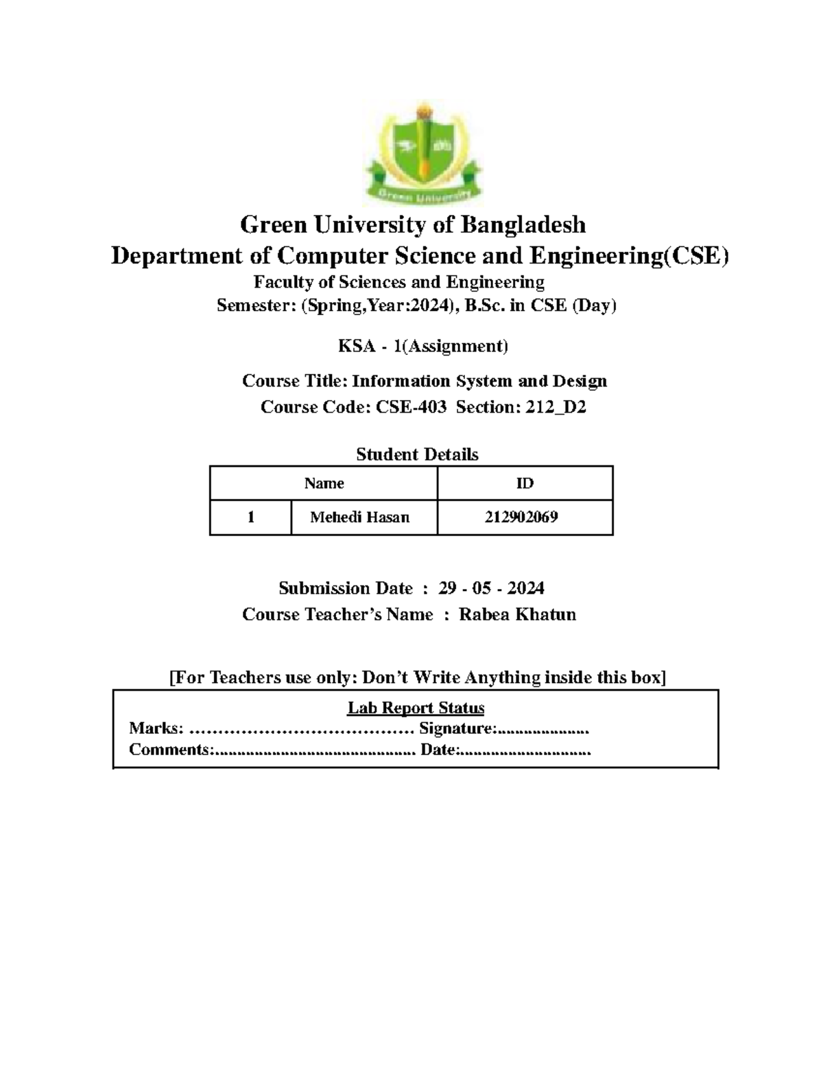 212902069 KSA 1(ISD) - Information about TigerIT Bangladesh Limited ...